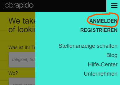 Wie kann ich auf meinen Jobrapido-Account zugreifen? – Jobrapido